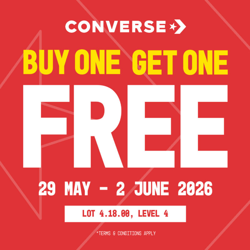 DOUBLE UP FOR LESS with Converse - Pavilion Damansara Heights